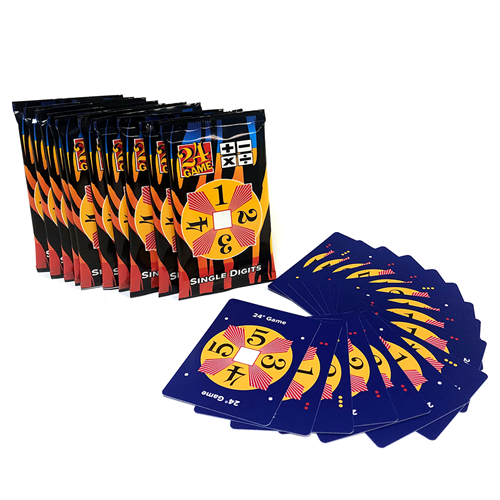 24® Game Single Digits Mini Card Packs – 24 Game Shop